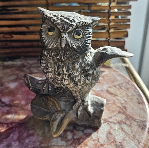 Homco | Accents | Vintage Homco Barn Owl Figurine | Poshmark